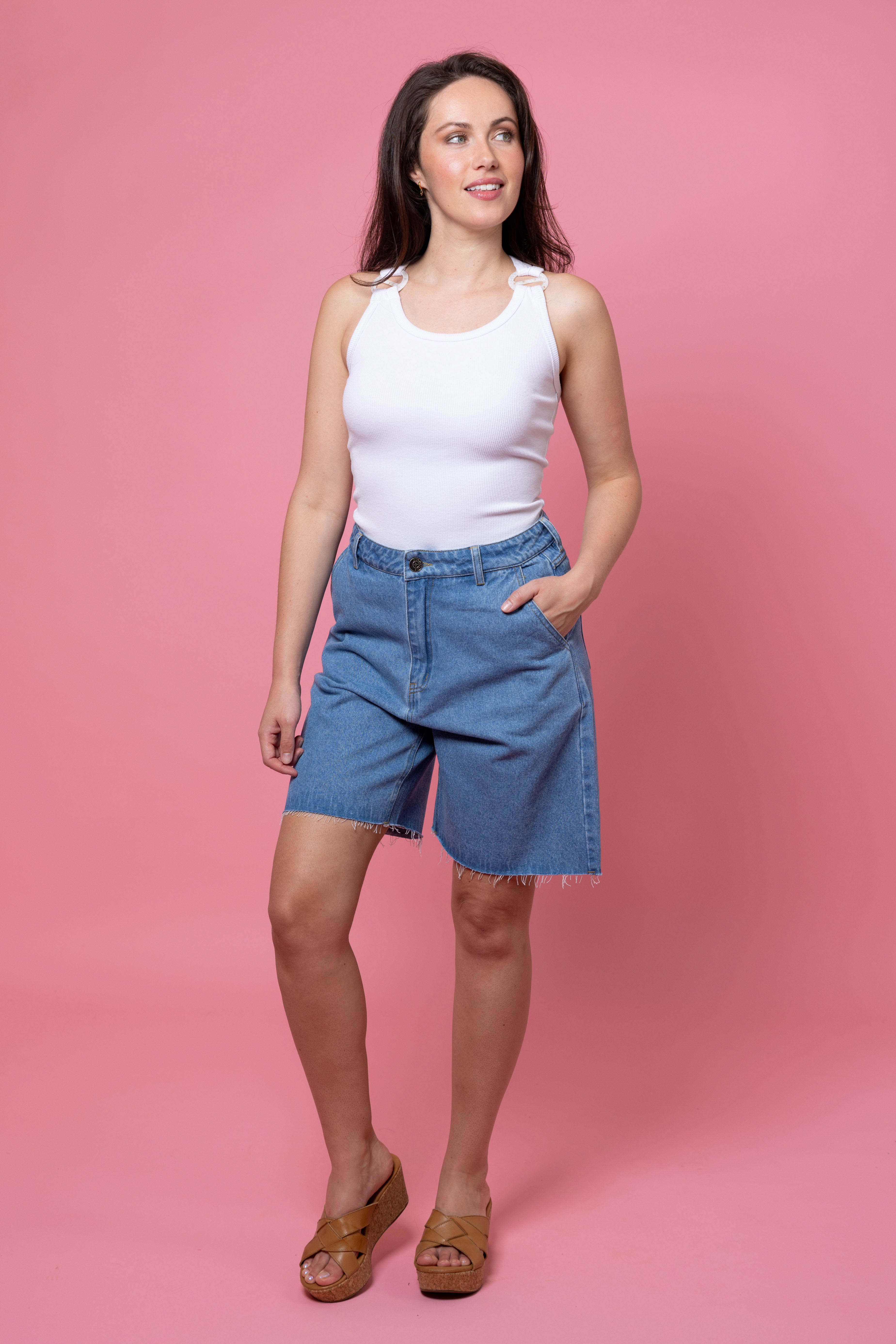 Honey Denim | Belle Denim Jort | Robe Boutique | Free NZ Shipping ...