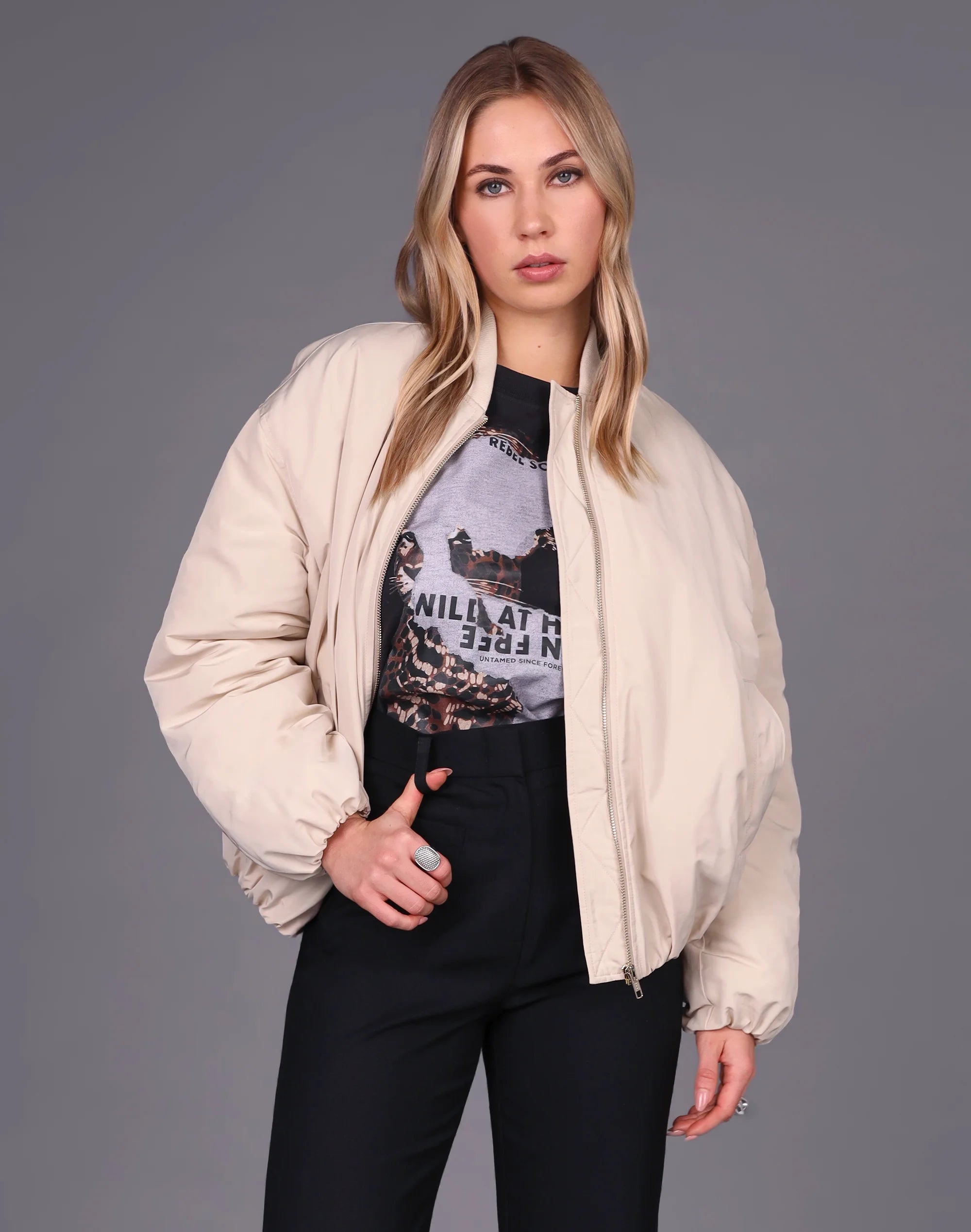 Storm | Gathered Bomber | Robe Boutique | Free NZ Shipping* | ZIP ...